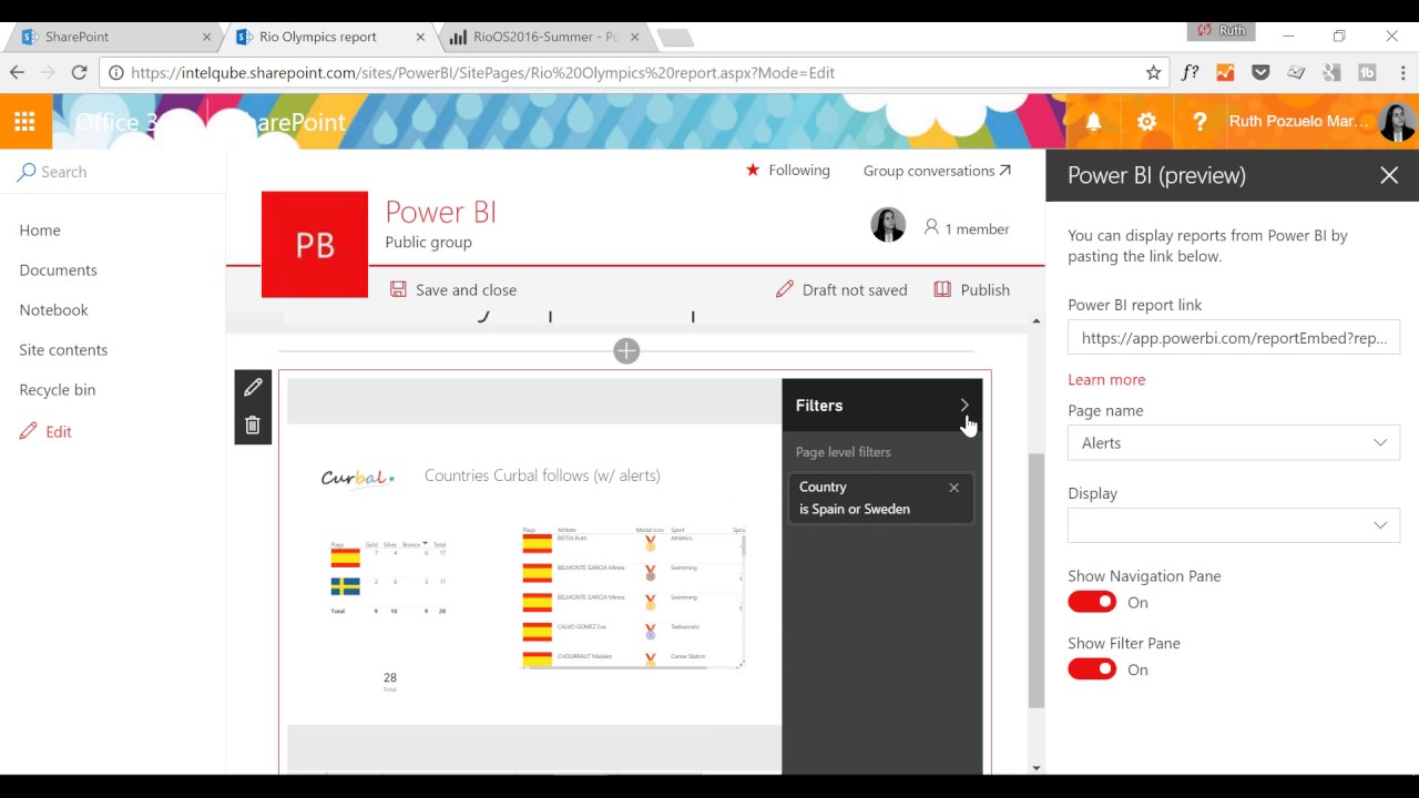 POWER BI - Carregando arquivos do Excel do Sharepoint - App